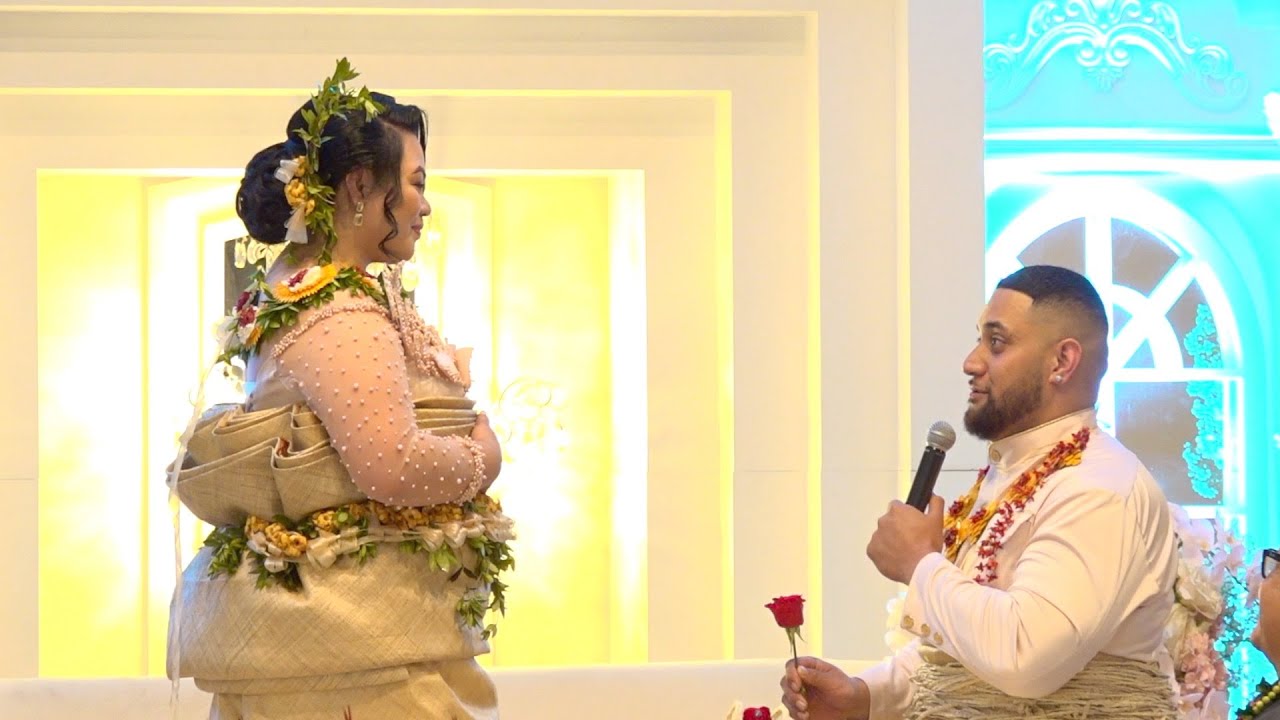 Beautiful Proposal & Engagement Blessing of Eneasi Taufa Kavapalu ...