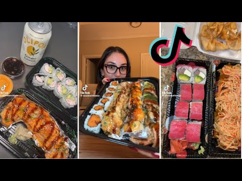 Sushi Mukbang PT2 - Tik Tok Compiltion - YouTube