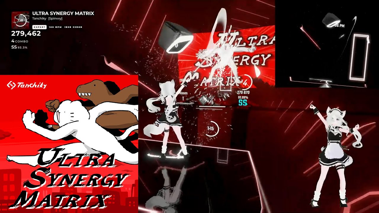 [비트세이버] ULTRA SYNERGY MATRIX / Tanchiky [Expert] - YouTube