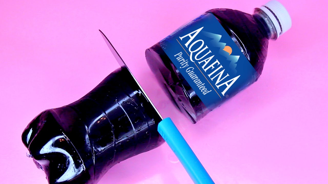 DIY Gummy BLACK Water Bottle! How to Make Black Water Bottle Gummy ...