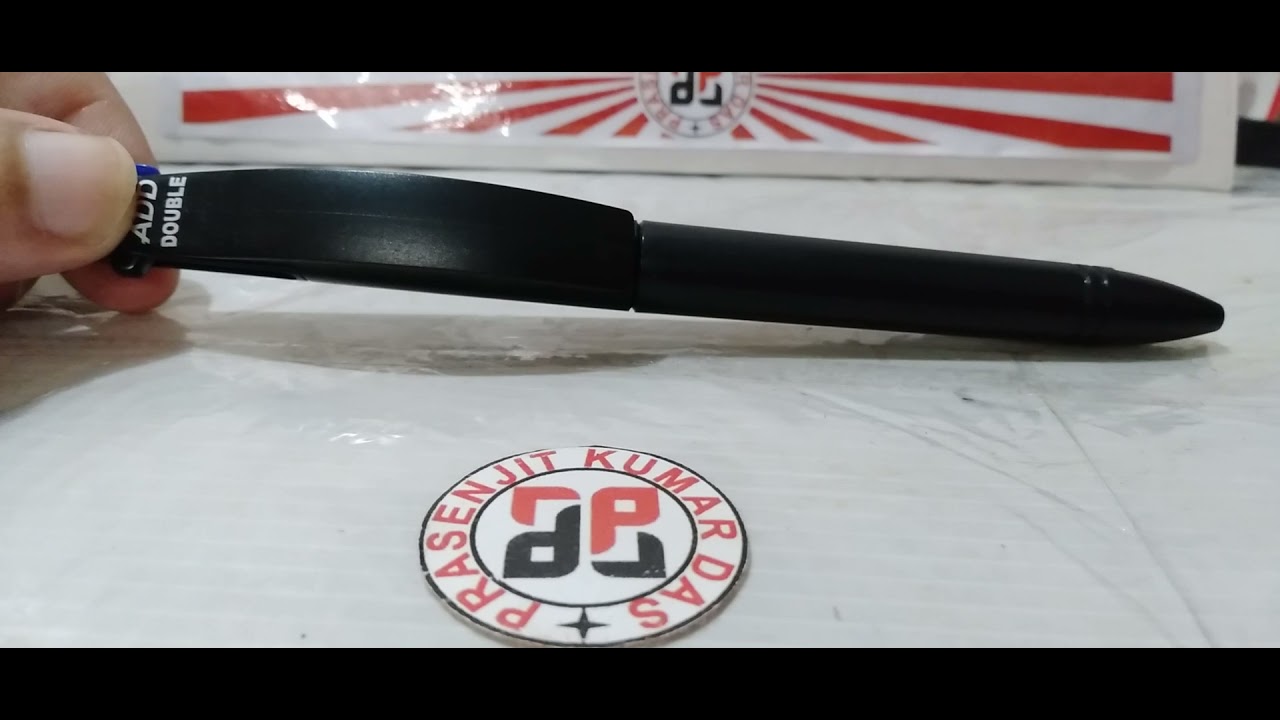 Add Double pen. Add gel 2 in 1 pen ink Blue Black. Best pen for store ...