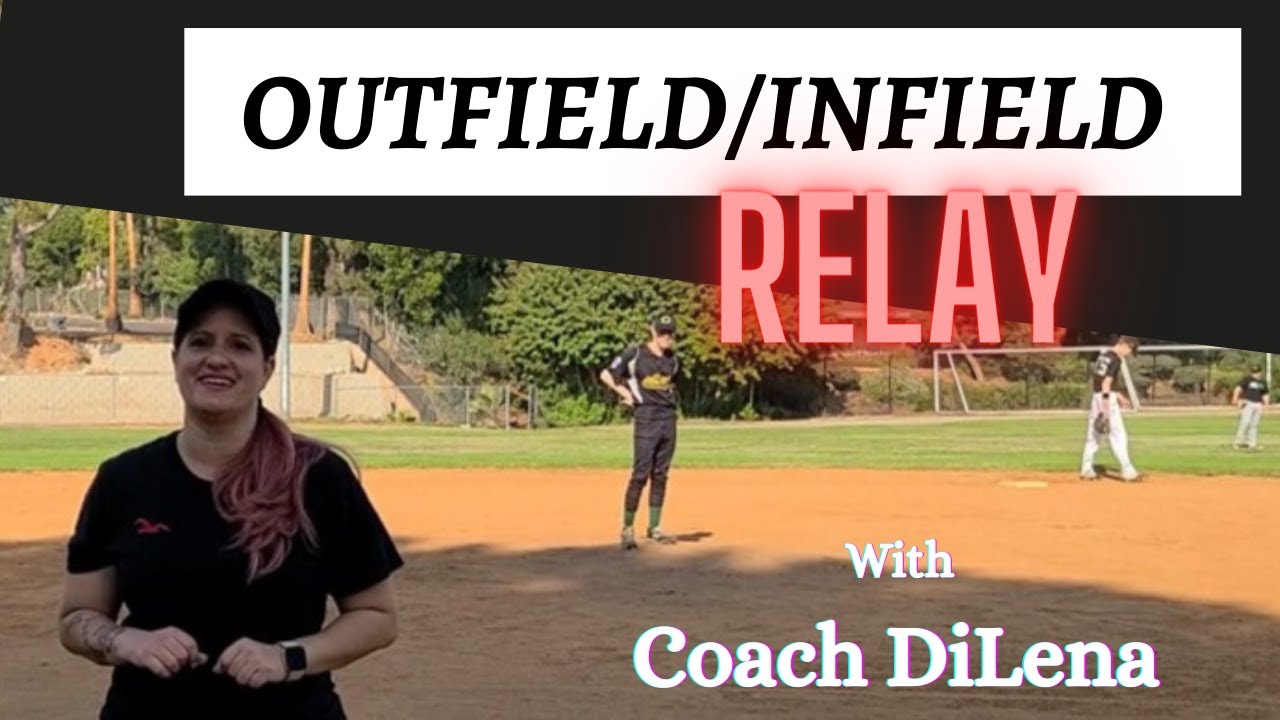 Outfield/Infield Relay - YouTube