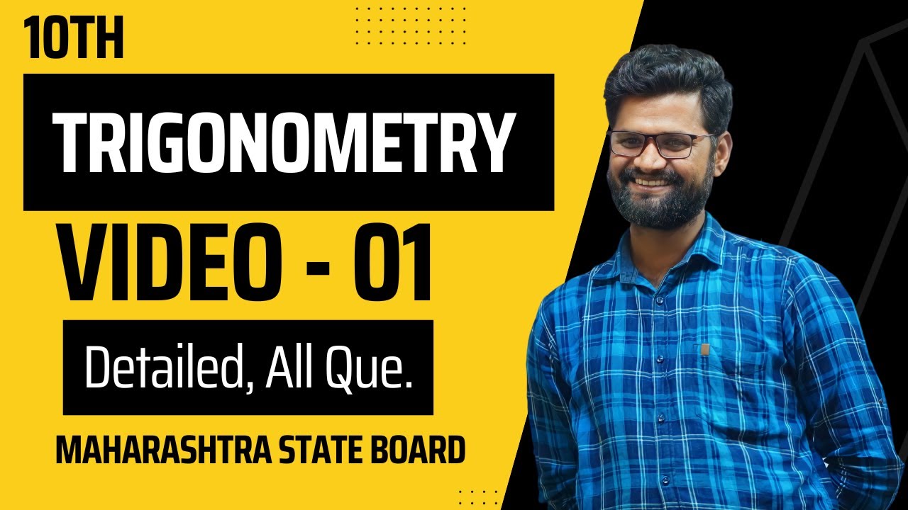 10th trigonometry - 1 | basic, formulae - YouTube