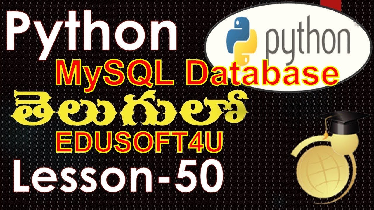 Connecting To Mysql Creating Database And Table Using Python Telugu 5705