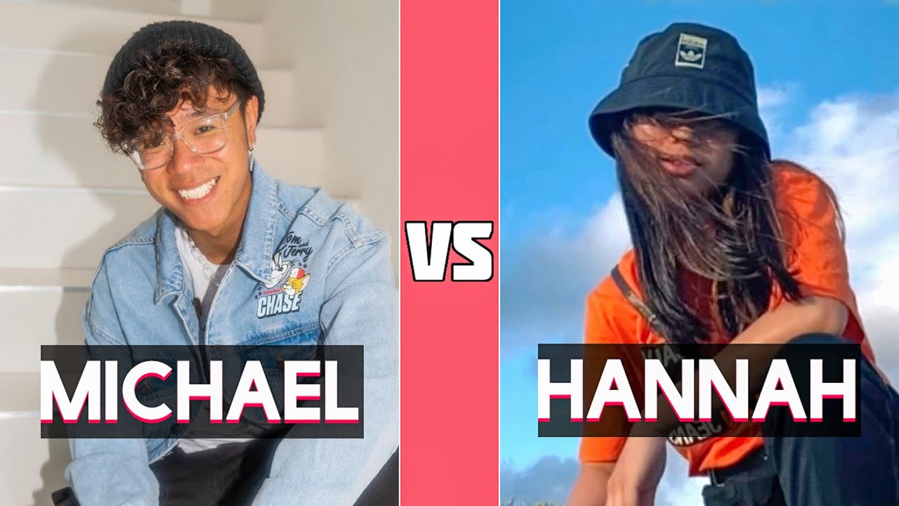 Michael Le VS Hannah Balanay TikTok Dance Battle - YouTube