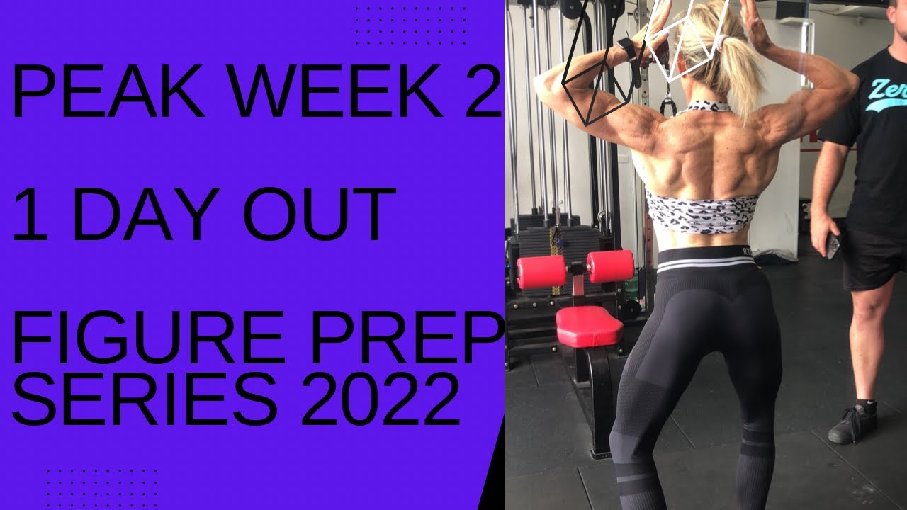Peak week 2. 1 day out. Figure prep series 2022. ICN nationals # ...
