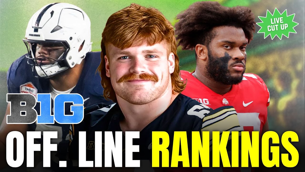 Big Ten OL Rankings: Top Units, Surprises & Size for 2025 - YouTube