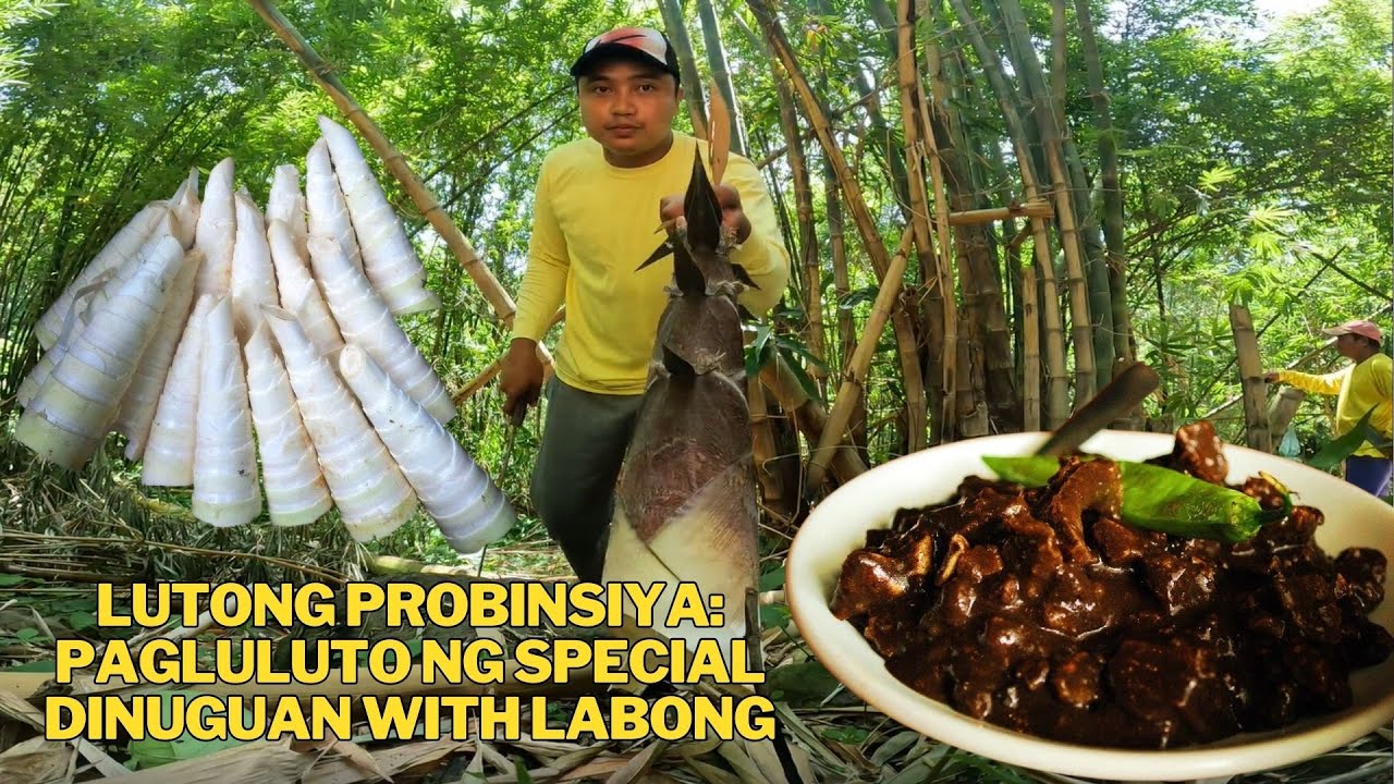 Lutong Probinsiya: Special Dinuguan with Labong at Paggawa ng Abuhan ...