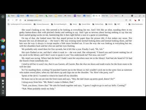 Flipped Chapter 11: "The Serious Willies" pages 145-158 - YouTube