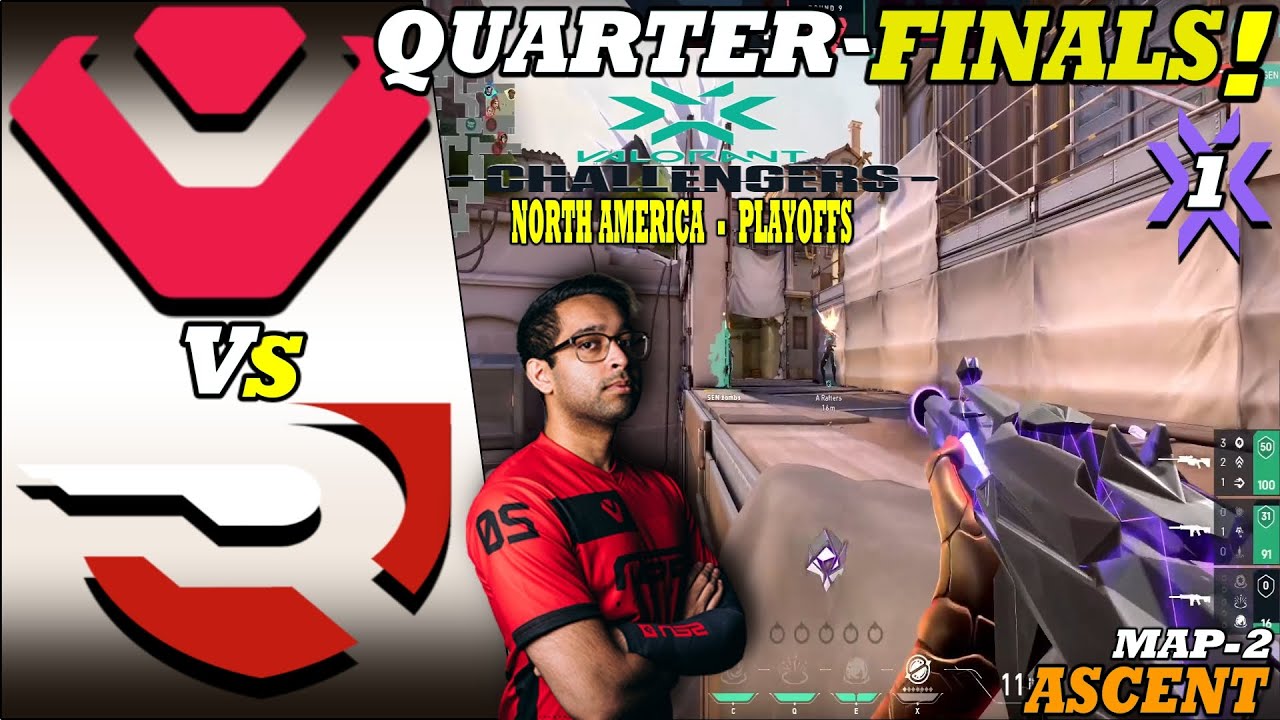 (NA) QUARTERFINALS || Sentinels vs Rise || MAP 2 ASCENT VCT Stage 3 ...