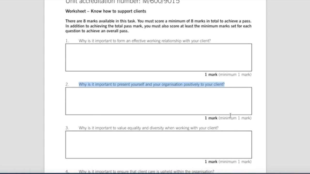(2 of 10) Level 2 LAP (Learner Achievement Portfolio) - Worksheet 1 ...
