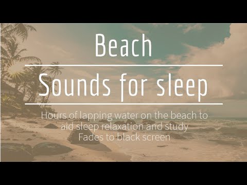 Beach waves - Hours of soothing waves lapping on the beach to help you ...