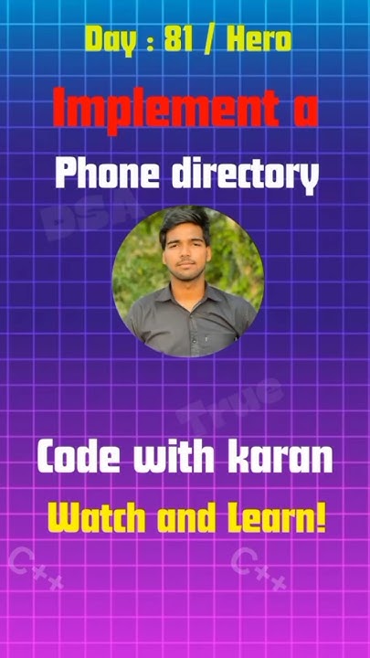 Implementing A Phone Directory In C Dsa Made Easyshorts Ytshorts Dsa Codinginterviews