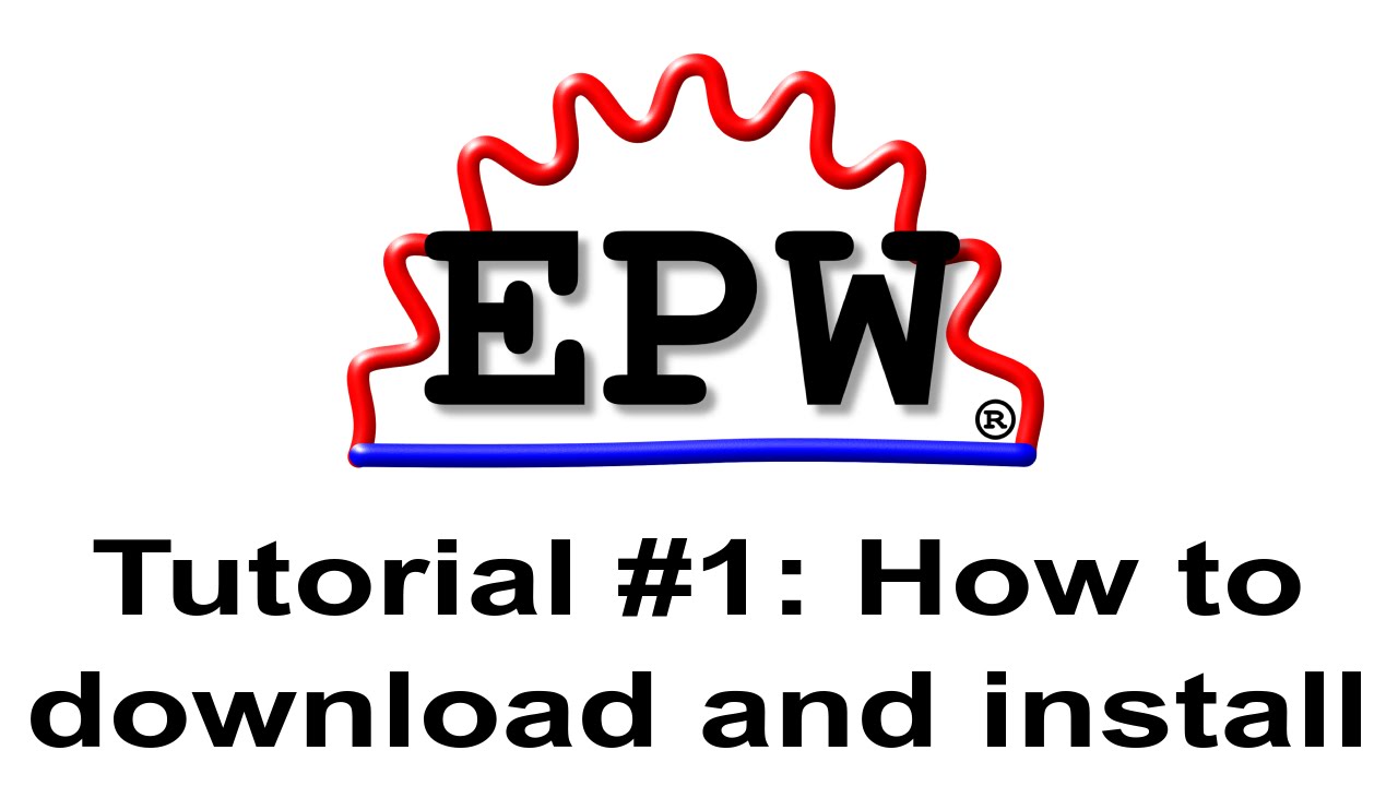 EPW: how to install it on linux [HD 04] - YouTube
