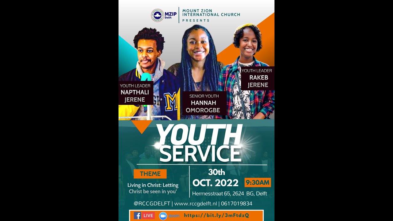 Youth TakeOver Service - 30th October 2022 - YouTube