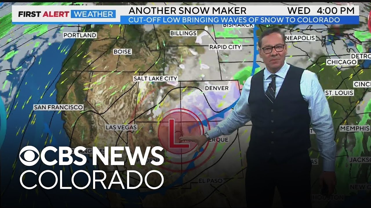 Mid-week snow storm set to blast into Colorado - YouTube