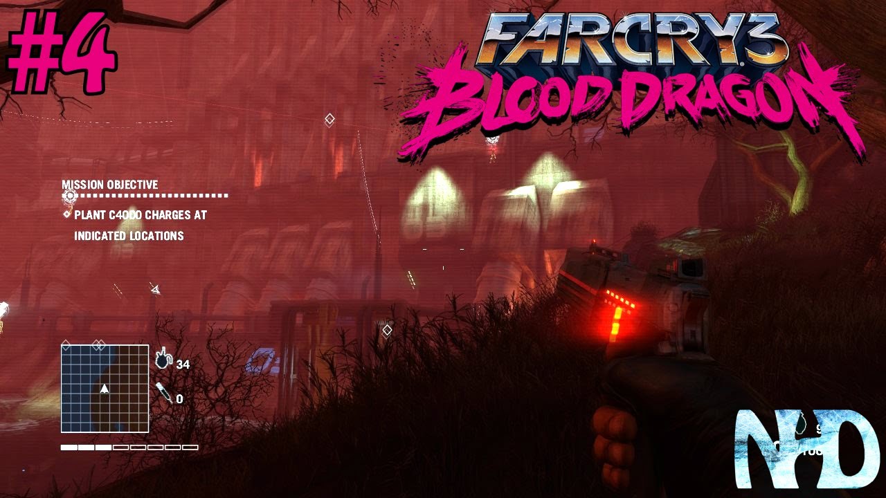 Let's Play Far Cry 3 Blood Dragon (pt4) The Dam - YouTube