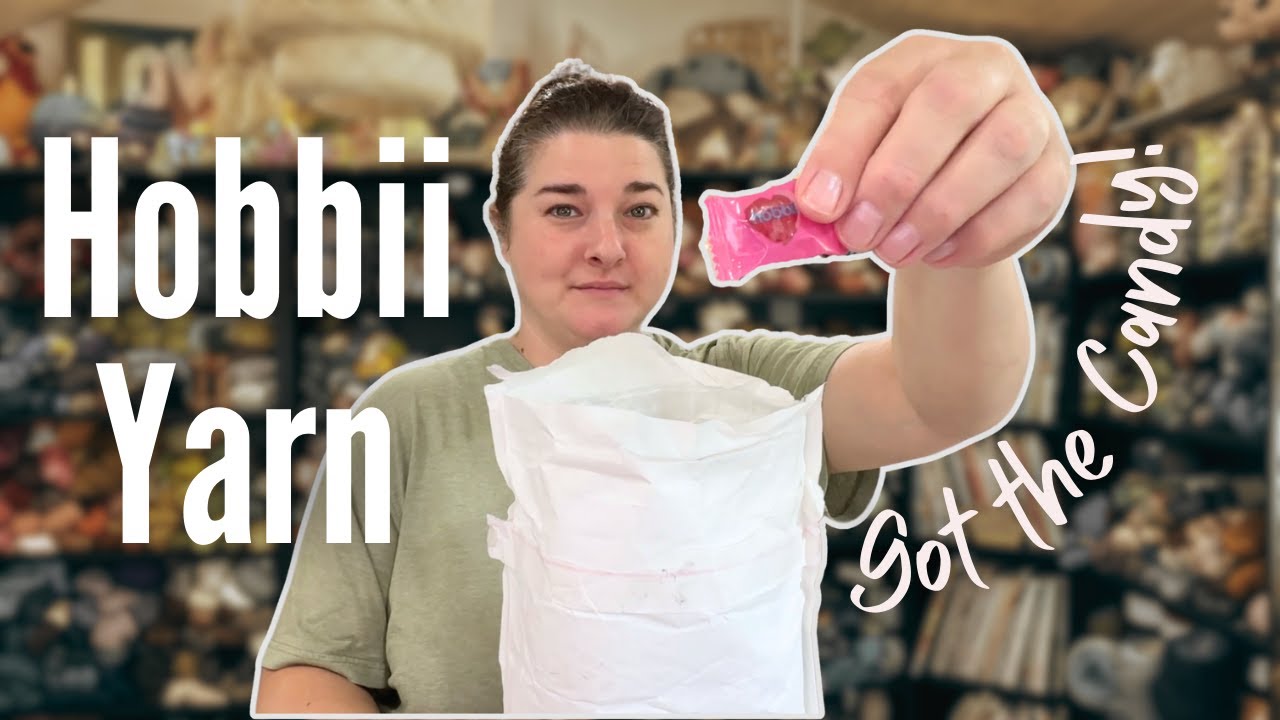 I got some Hobbii yarn, Do you like the candy? - YouTube