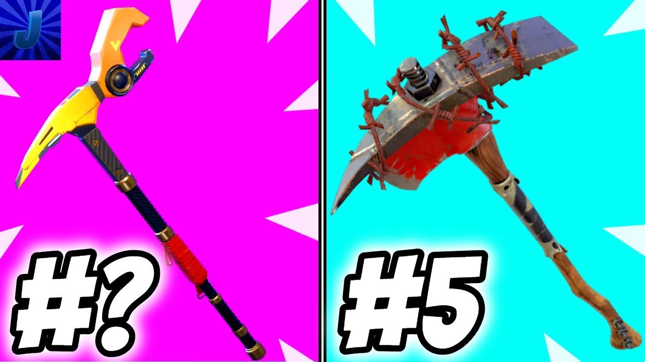 TOP 5 RAREST PICKAXES OF 2019 *YOU'LL NEVER SEE THESE IN FORTNITE ...