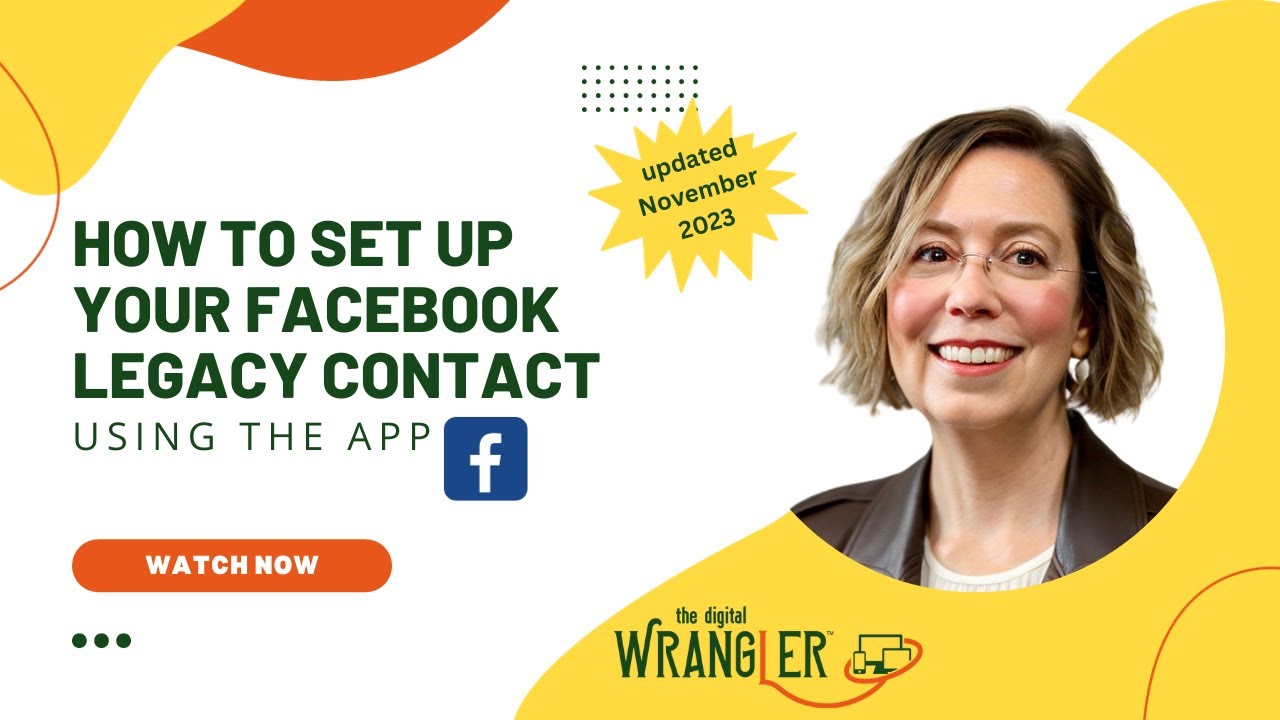 How to Designate Your Facebook Legacy Contact (updated Nov 2023) - YouTube