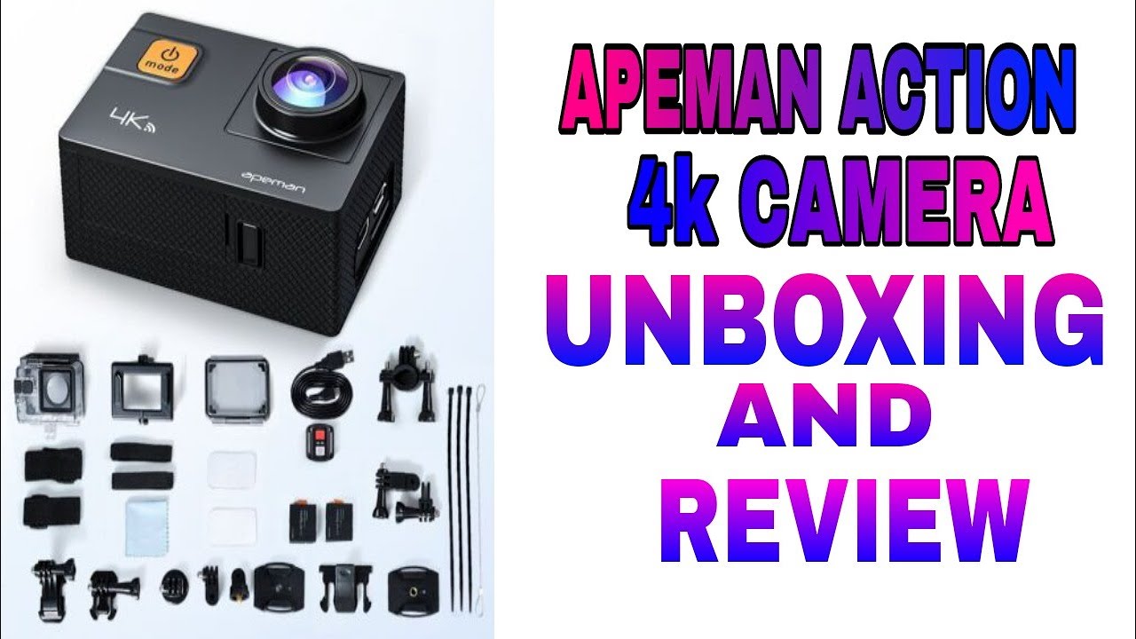 Apeman A79 Action 4K Camera Unboxing And Review-ஆக்‌ஷன் கேமரா|Makka ...