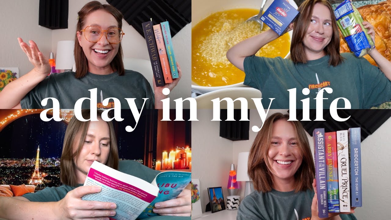 A DAY IN MY LIFE | reading updates + TRY A CHAPTER & feeling poorly ...