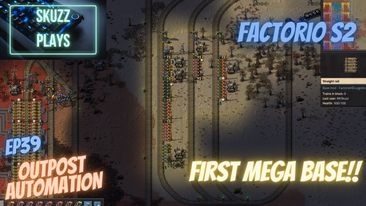 Factorio Series 2 - 39 - OUTPOST AUTOMATION - Playthrough - YouTube
