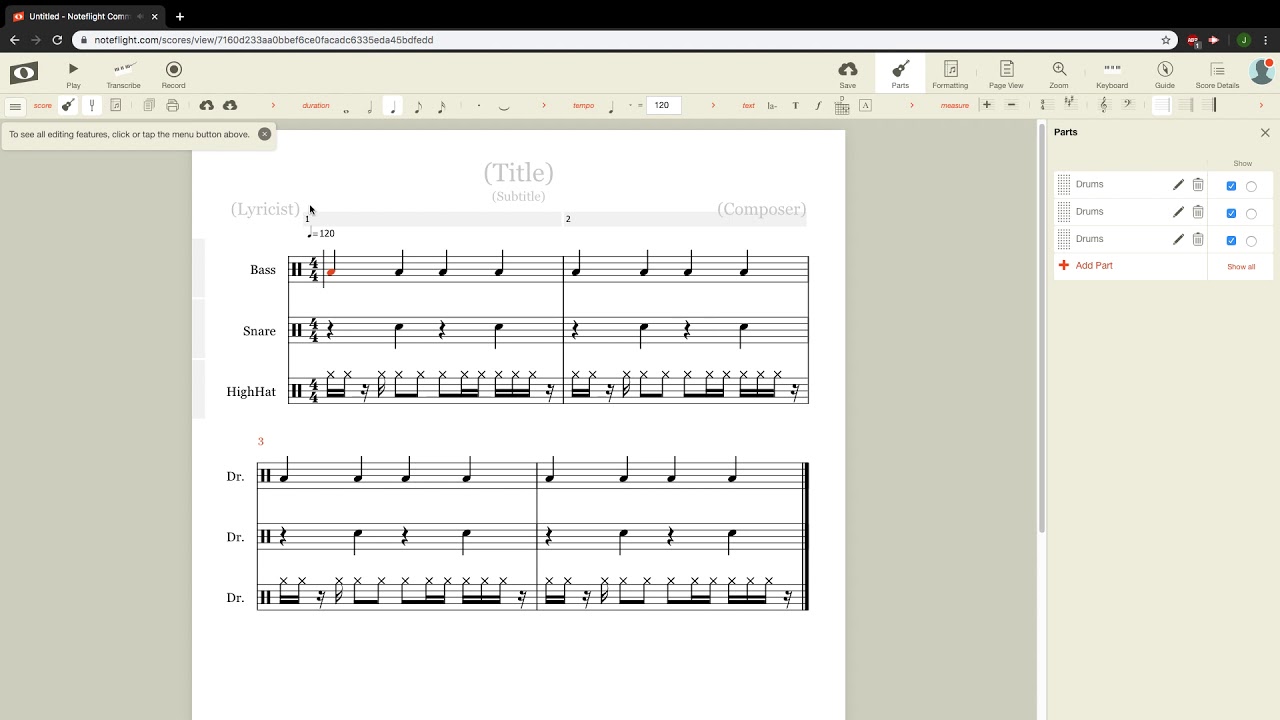 Part 2 Composition: Beat Design - YouTube