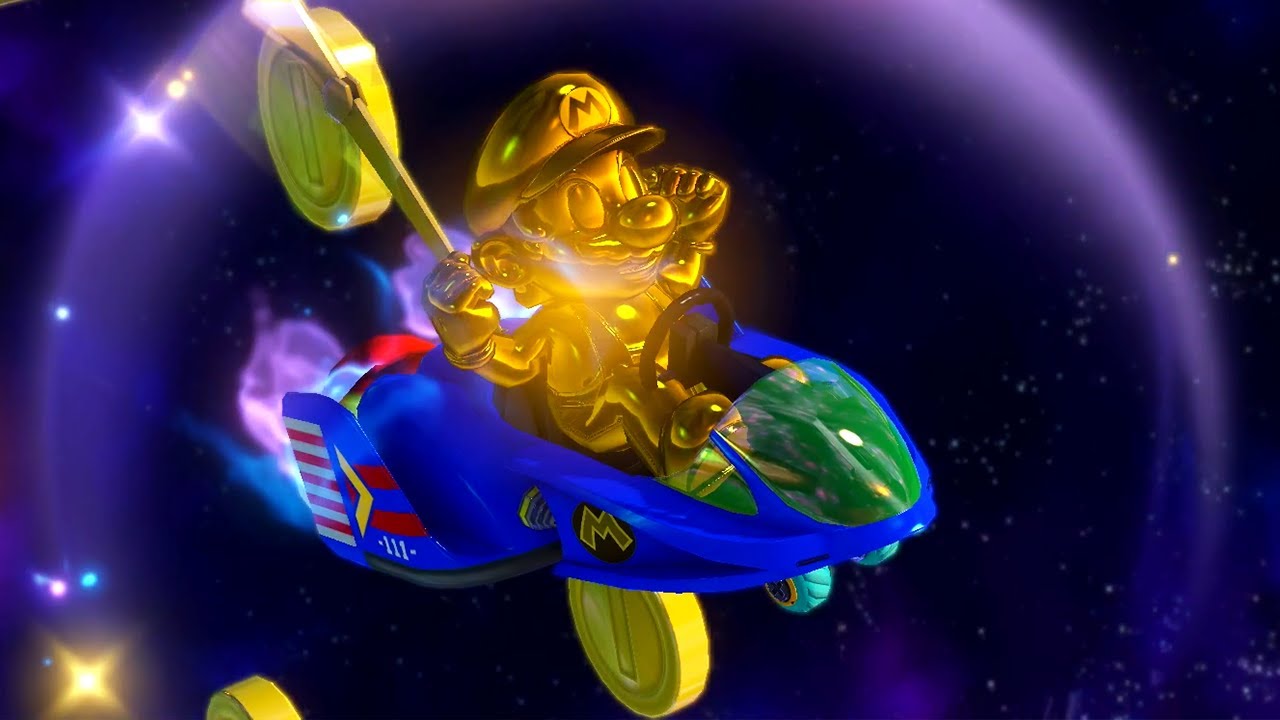 Mario Kart 8 Deluxe NEW DLC Tracks - Moon Cup (200cc) - YouTube