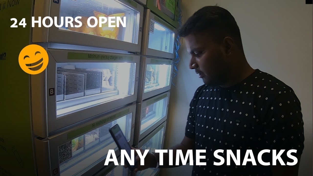 Amazing easy Shopping BB instant vending machine | 24 hours Open ...