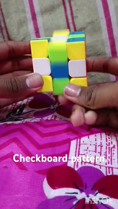 Checkboard pattern #cube #rubikscubetrick #rubikscube #puzzle - YouTube