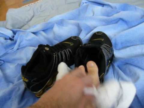 My nike shox with smelly male socks and feet