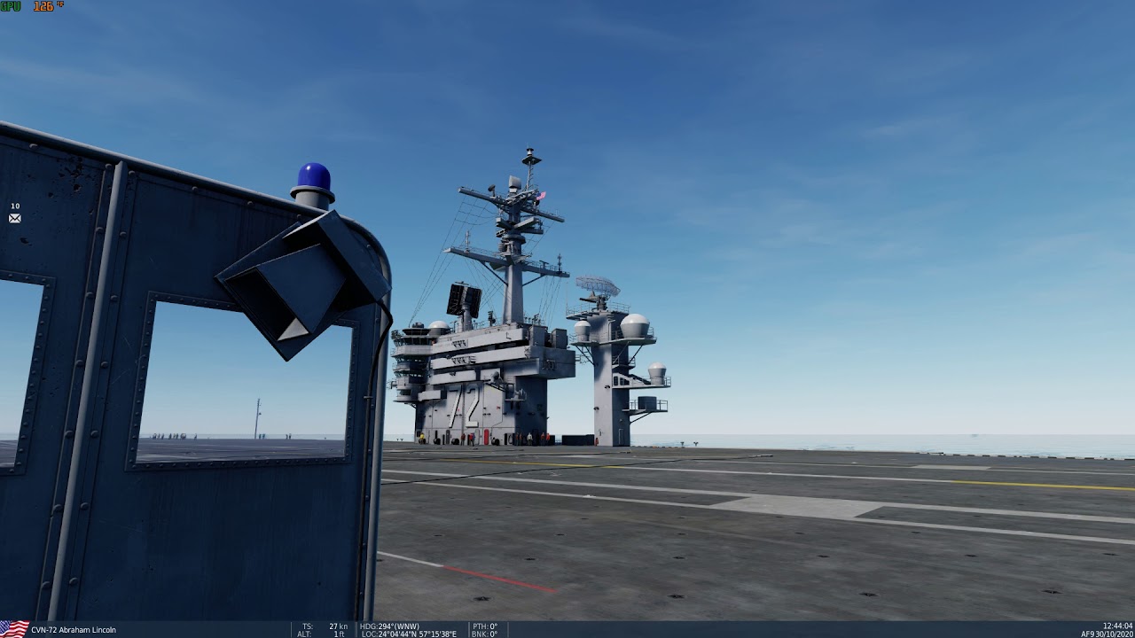 DCS super carrier LSO station F-18 crash landing - YouTube