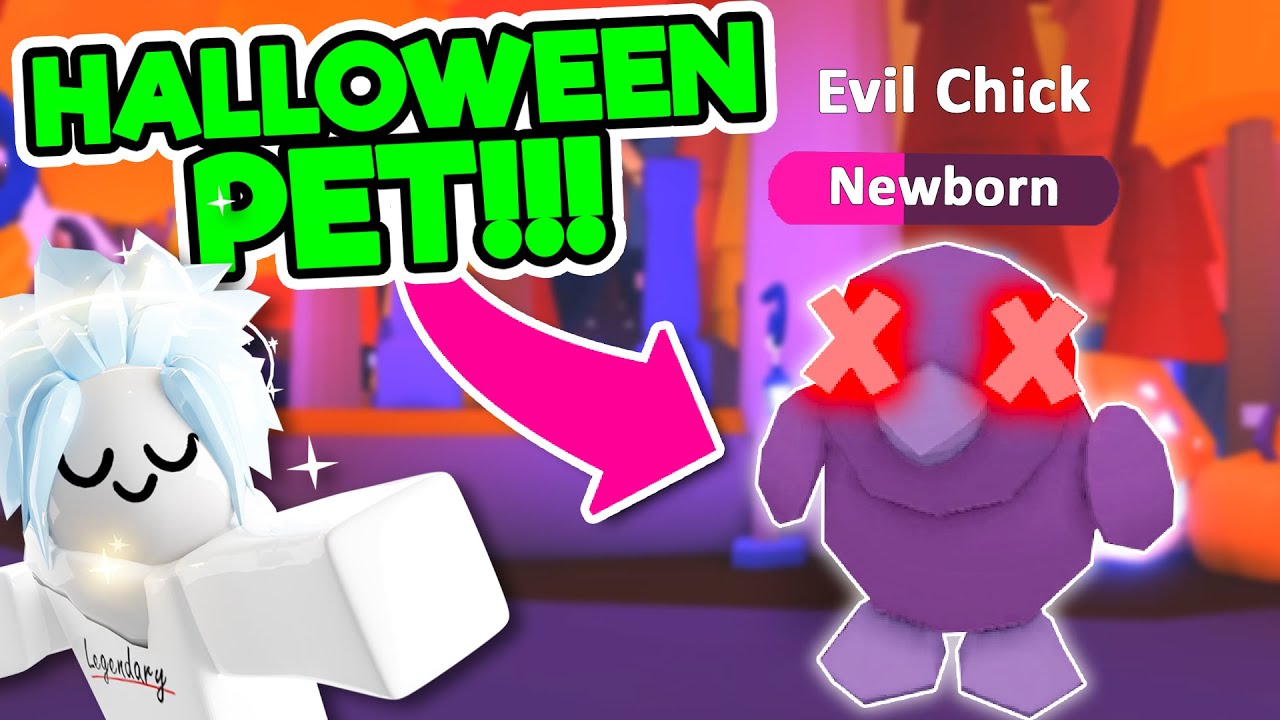 I GOT THE EVIL CHICK EARLY in Adopt Me 😈🐤 Halloween Update (Roblox ...