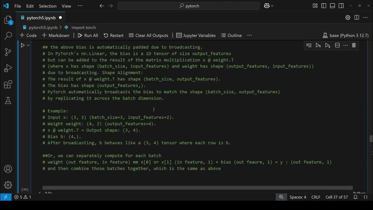 PyTorch 4 - Visit and modify network parameters, weights, bias, parameter sharing - YouTube
