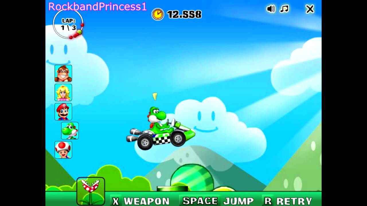 Super Mario Online Games - Mario Racing Game - YouTube