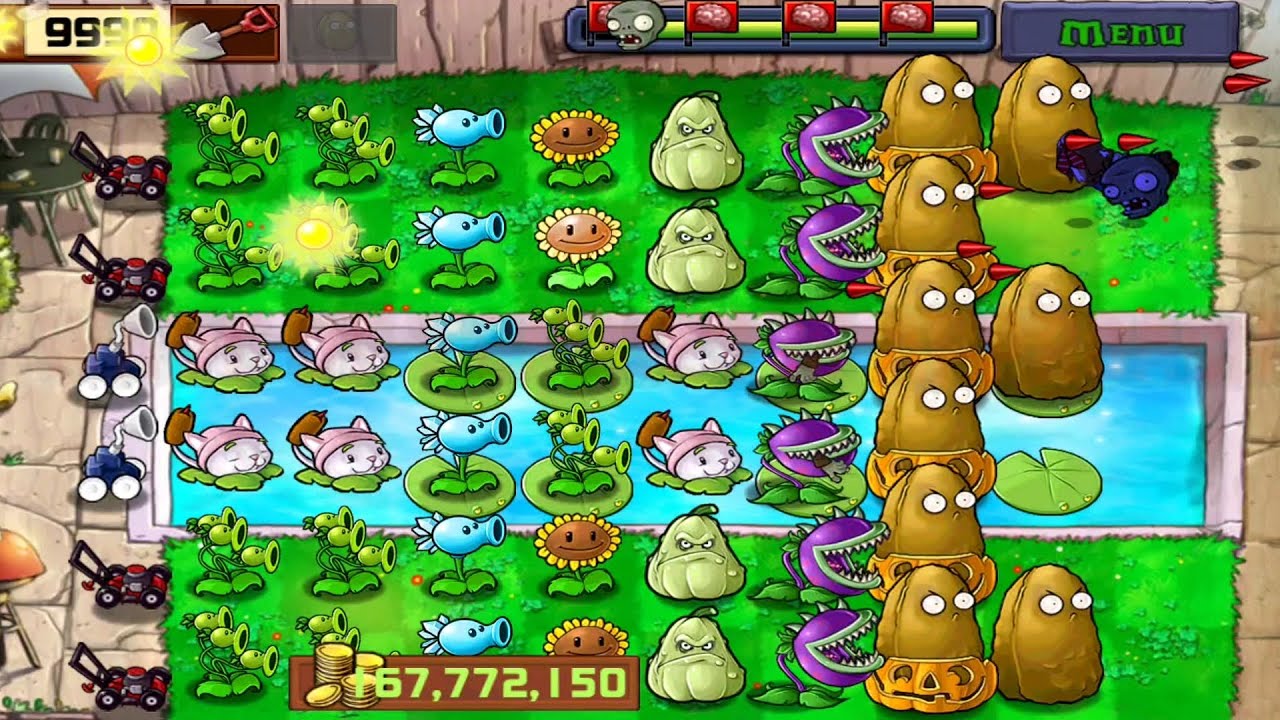 Zombies Quick Attack in Plants vs Zombies | Mini Games full HD pvz ...