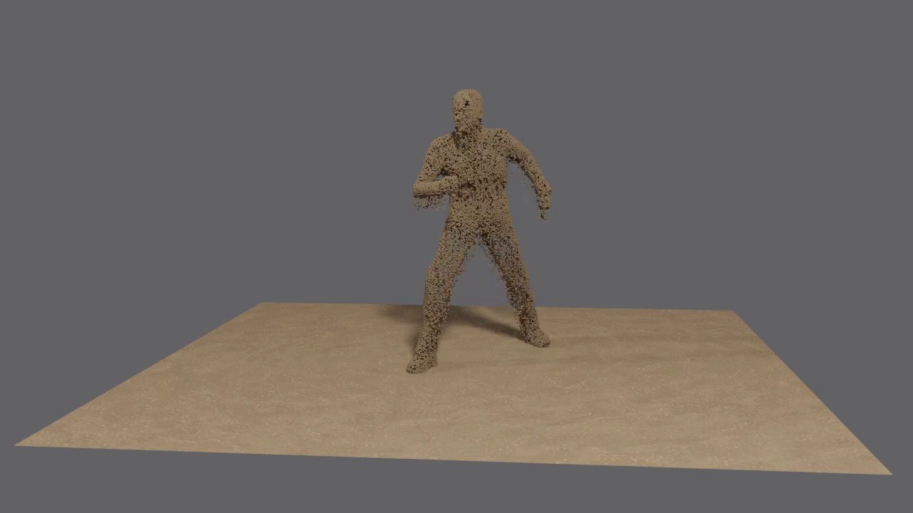 Blender Animation #8 - Sand Man - YouTube