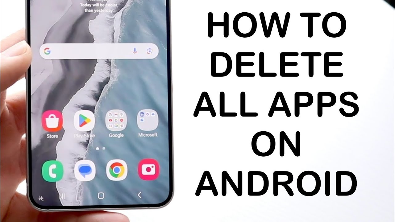 How To Delete All Apps On Your Android! (2024) - YouTube