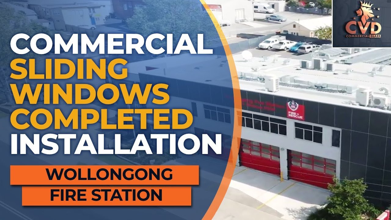 Commercial Aluminium Sliding Windows Installation - Wollongong Fire ...