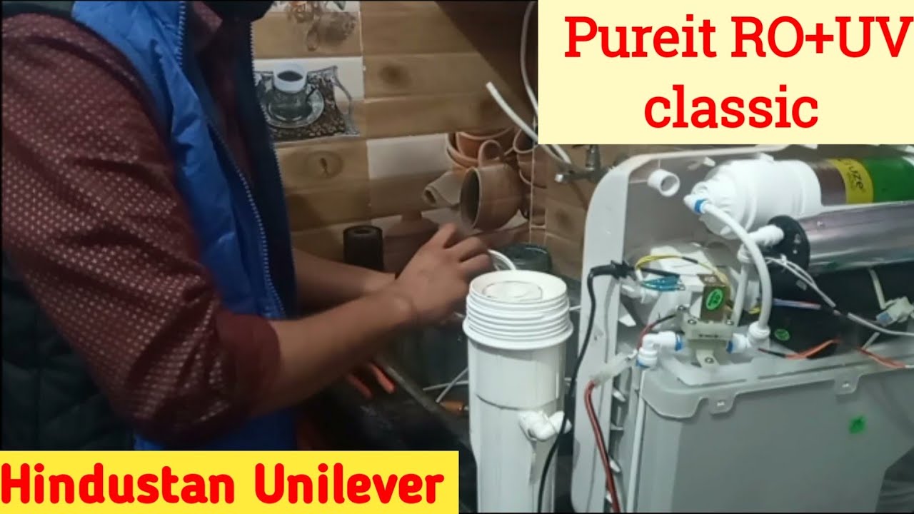 pureit ro+uv classic | pureit RO pre-filter change step by step | - YouTube