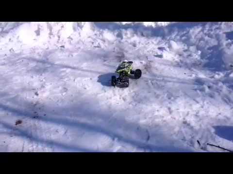 1:16 Scale Exceed Maxstone Rock Crawler in the Snow (stock) - YouTube