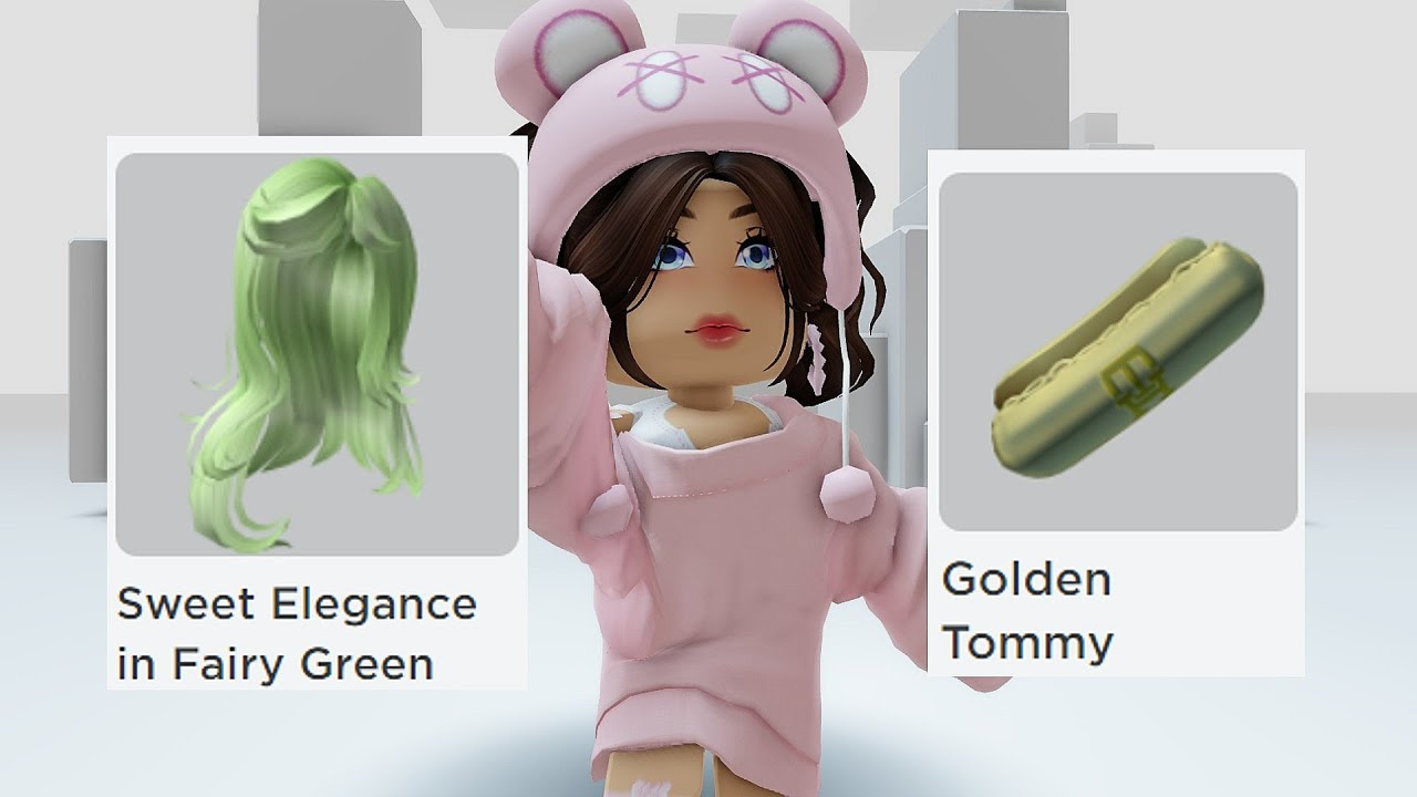 NEW FREE CUTE ITEMS YOU MUST GET IN ROBLOX!🤗😜 - YouTube