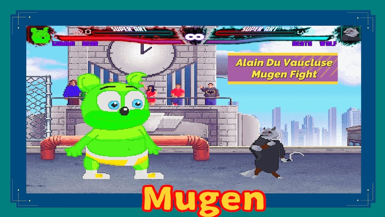 Mugen : Gummy Bear VS Death Wolf (Request) - YouTube