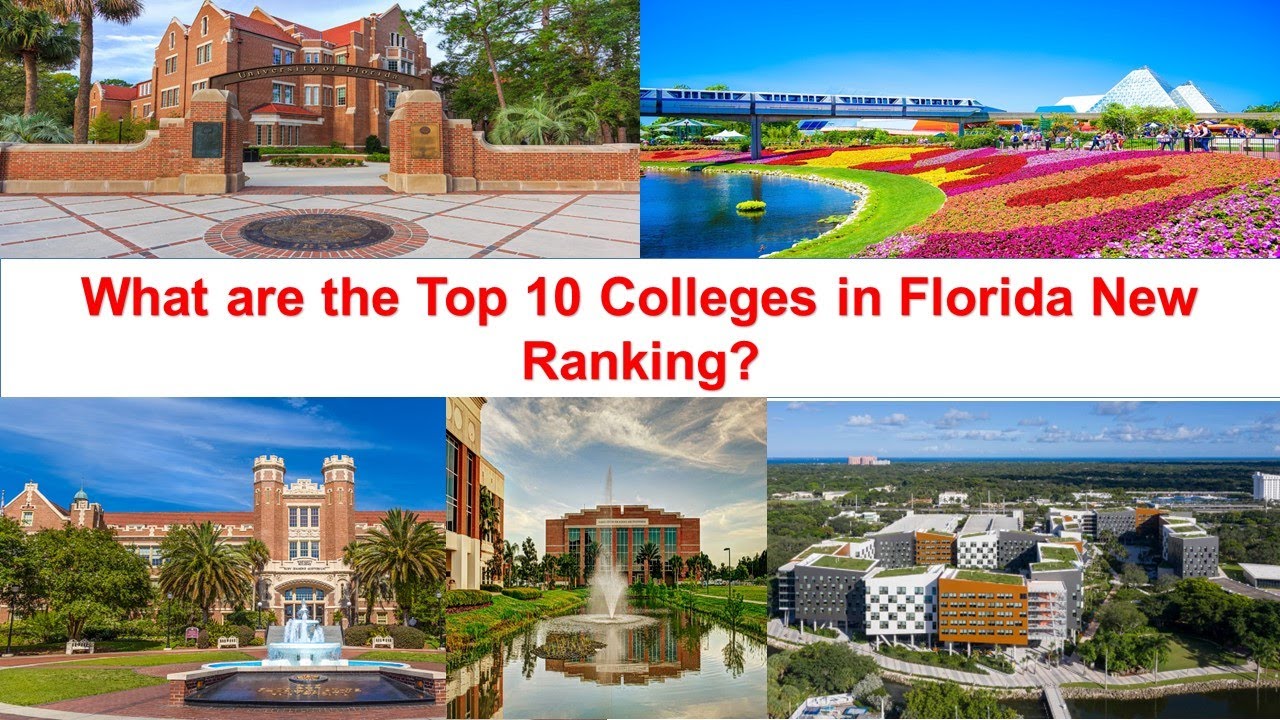 What are the TOP 10 COLLEGES IN FLORIDA NEW RANKING? - YouTube