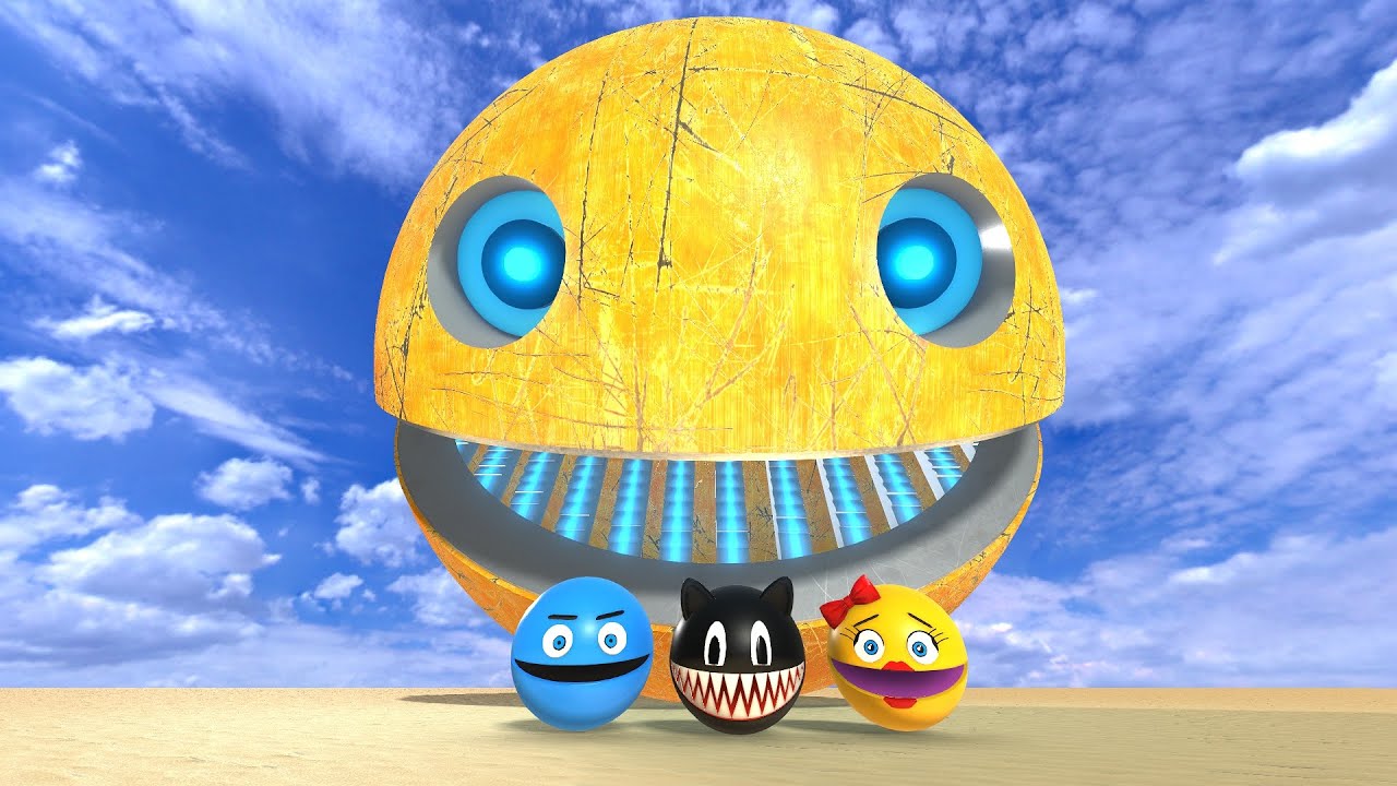 CARTOON CAT VS PACMAN - YouTube