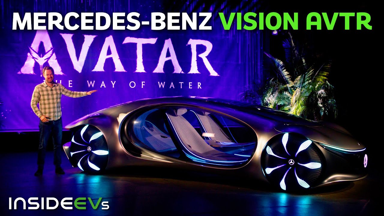 Mercedes-Benz VISION AVTR: Inside EVs First Look Debut (Driving ...