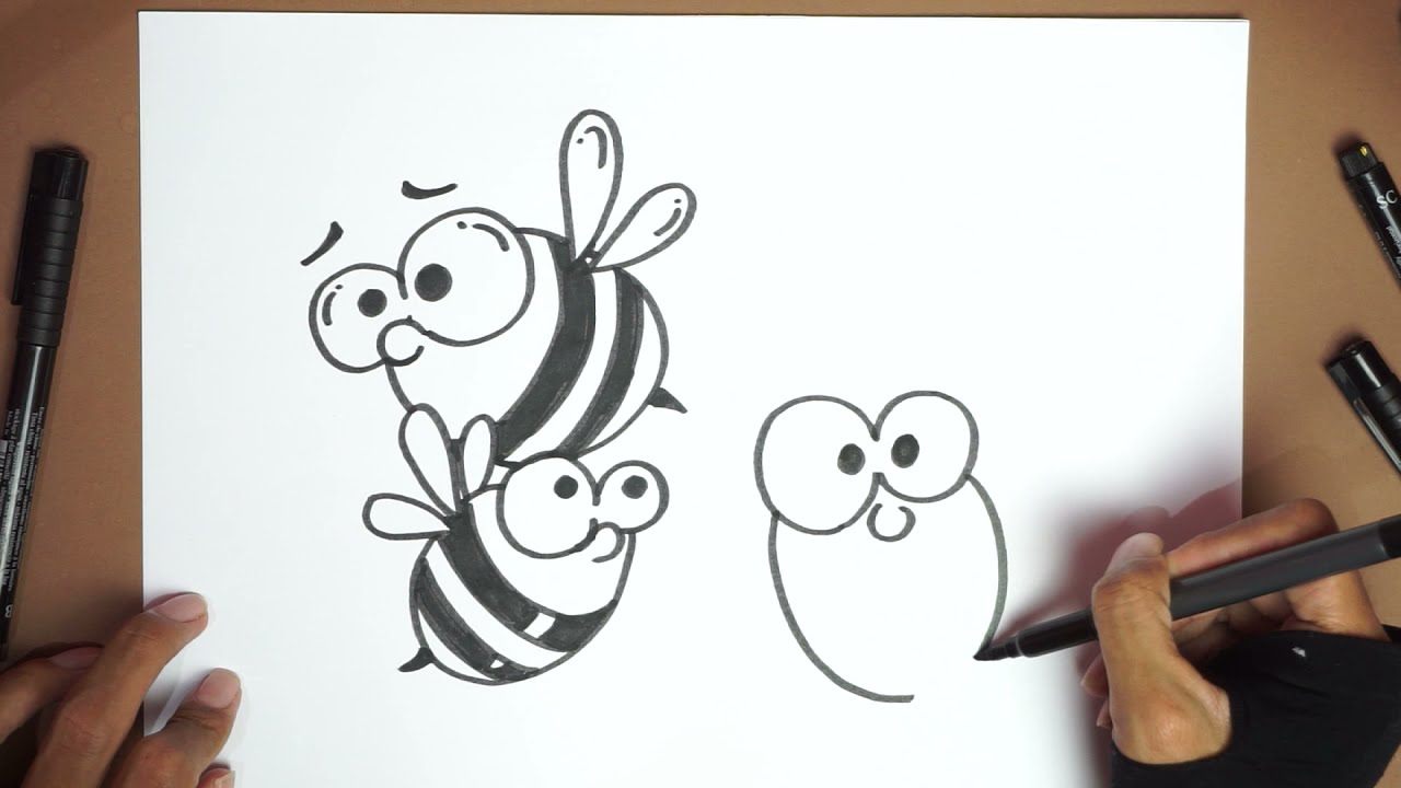 How To Draw Wasps Step By Step 🏼 - YouTube