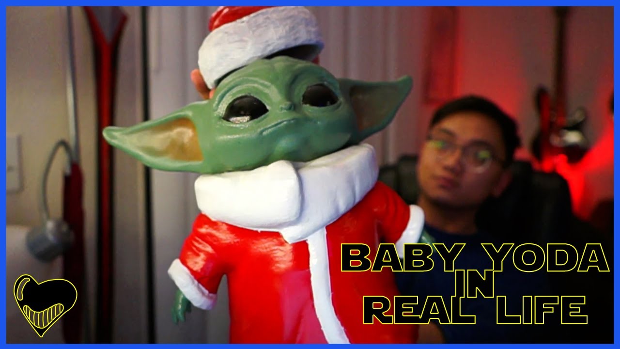 BABY YODA IN REAL LIFE - YouTube