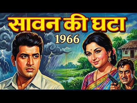 सावन की घटा (1966) | 60s की सुपरहिट रोमांटिक फिल्म | Manoj Kumar, Sharmila Tagore, Mumtaz
